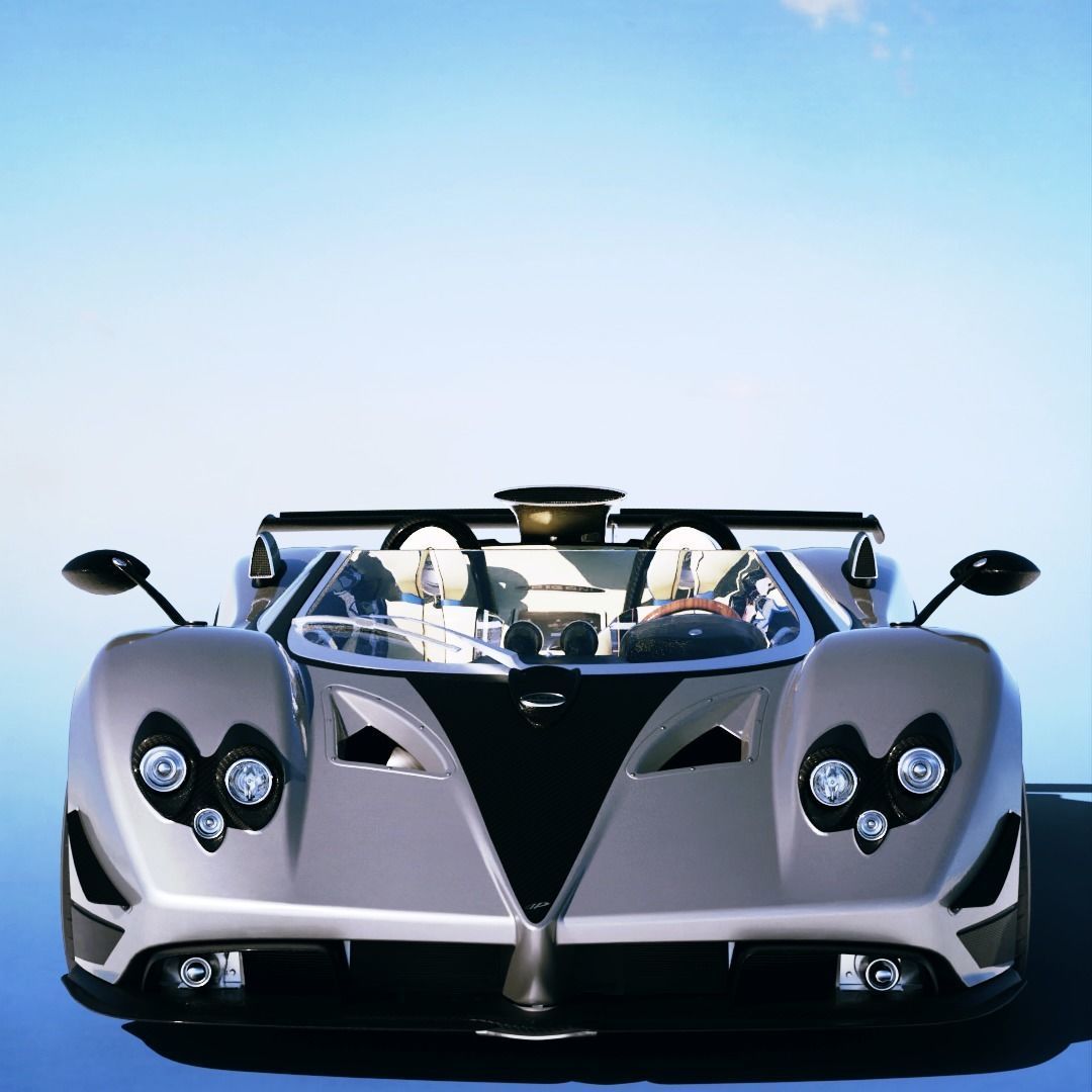 3D model Pagani Zonda HP Barchetta 2021 VR / AR / low-poly | CGTrader