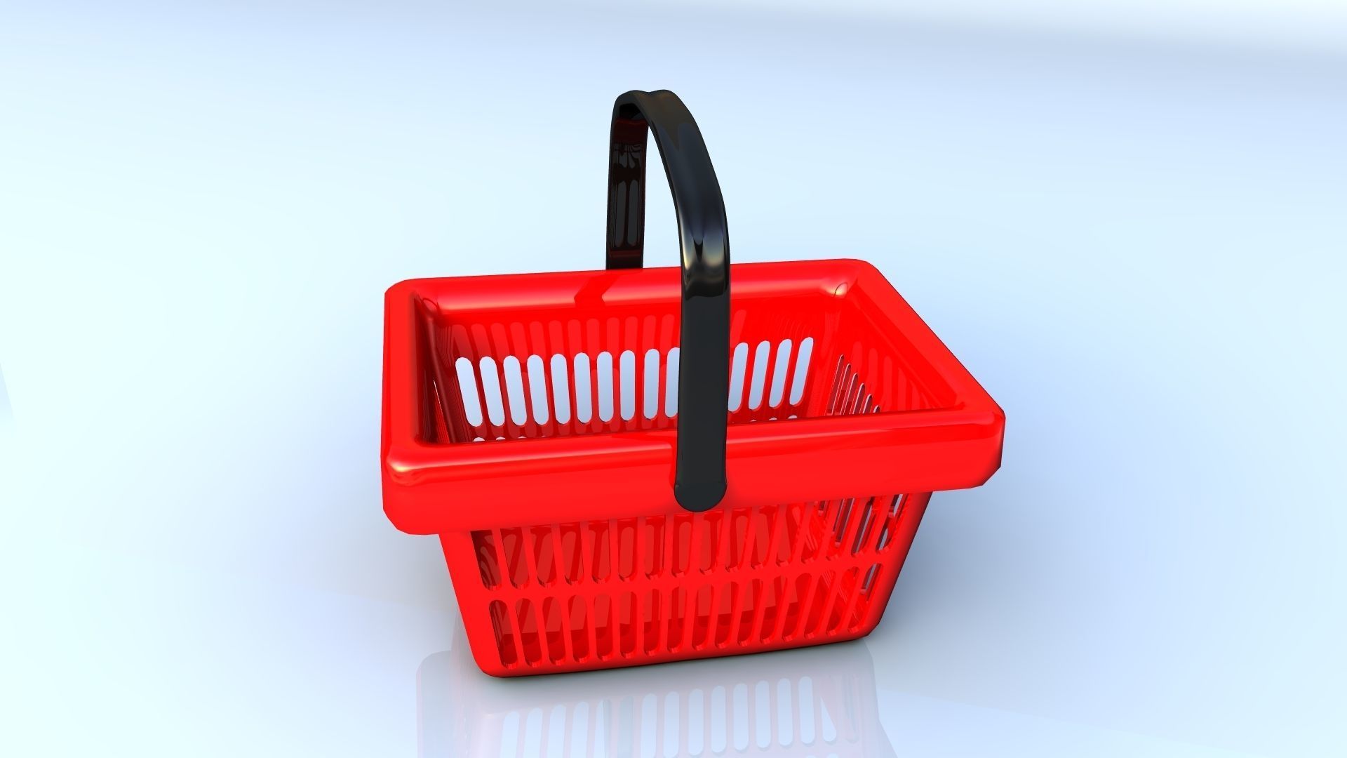 3D model Shopping basket VR / AR / low-poly | CGTrader