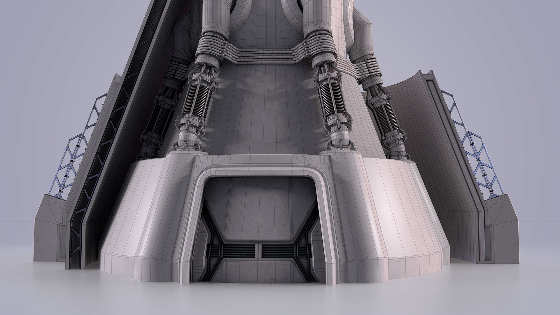 3D model Sci-fi Tower VR / AR / low-poly | CGTrader