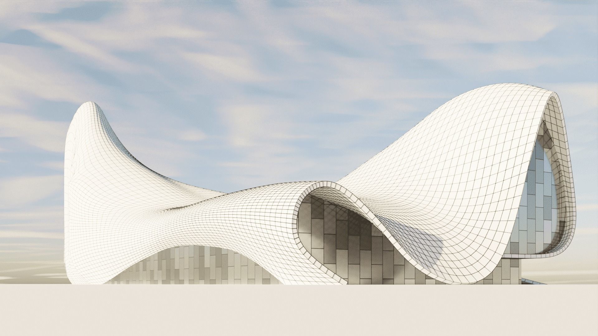 3D model Zaha Hadid - Heydar Aliyev Centre VR / AR / low-poly | CGTrader