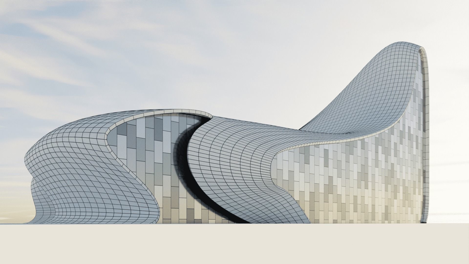 3D model Zaha Hadid - Heydar Aliyev Centre VR / AR / low-poly | CGTrader