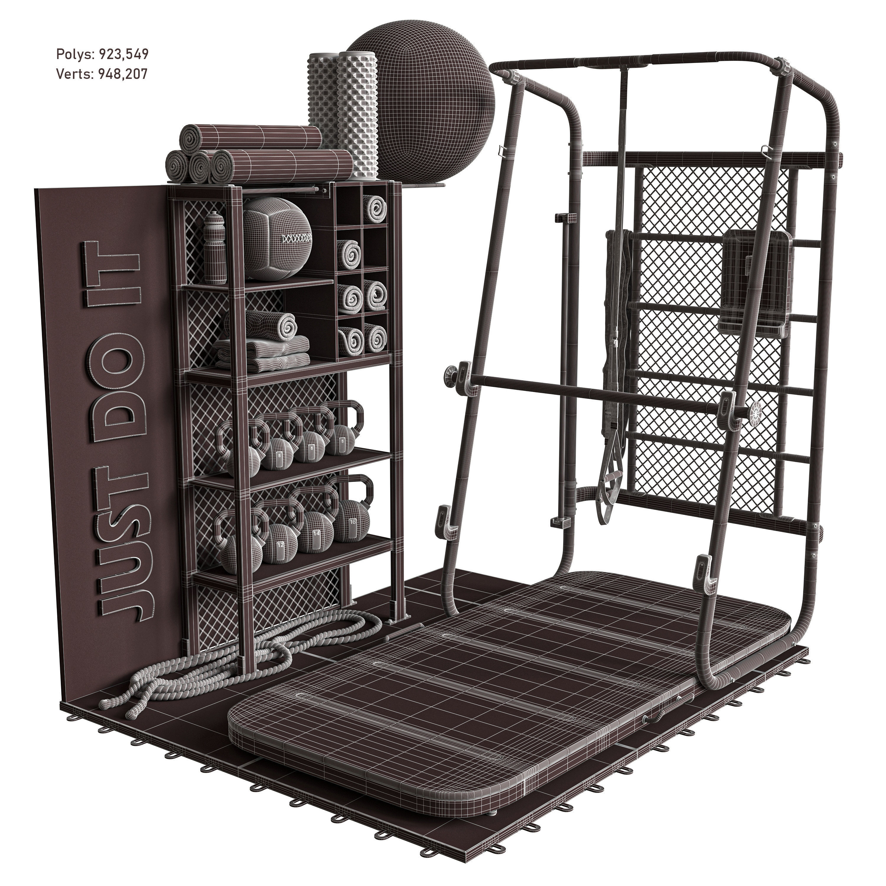 Matrix CXR50 and Rack 3D model | CGTrader