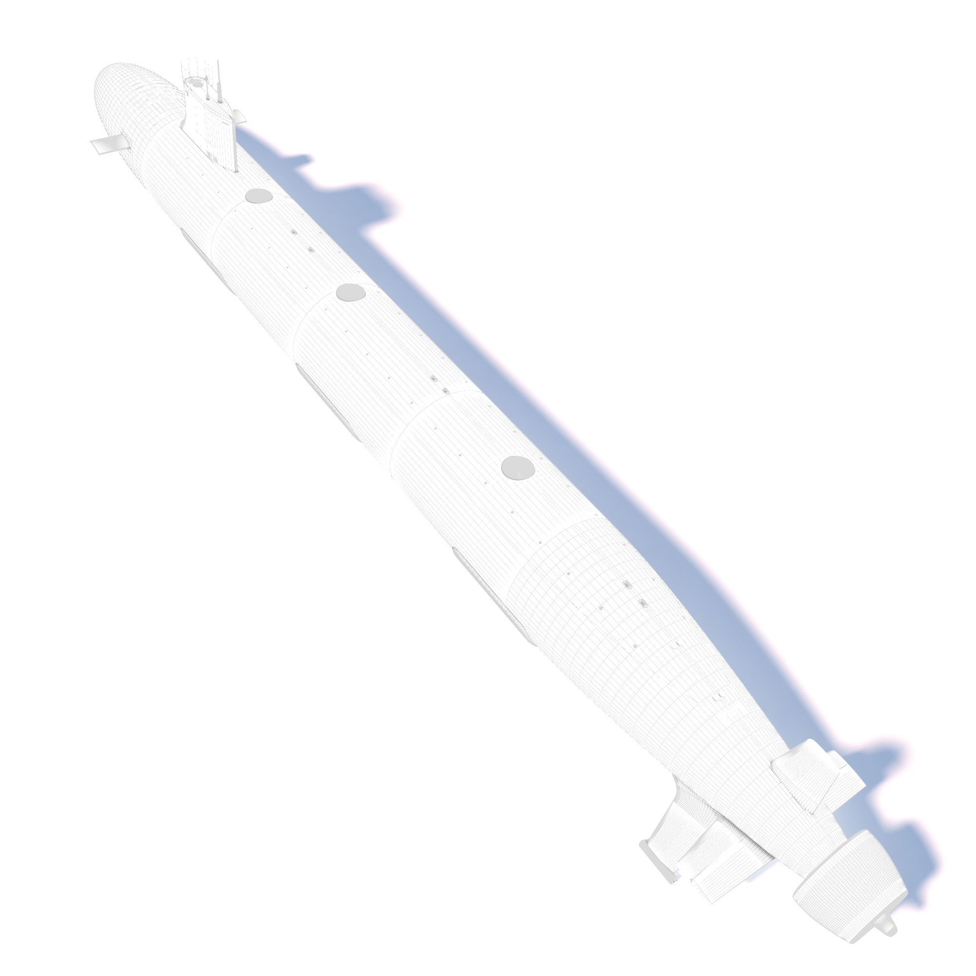 USS Texas submarine 3D model | CGTrader