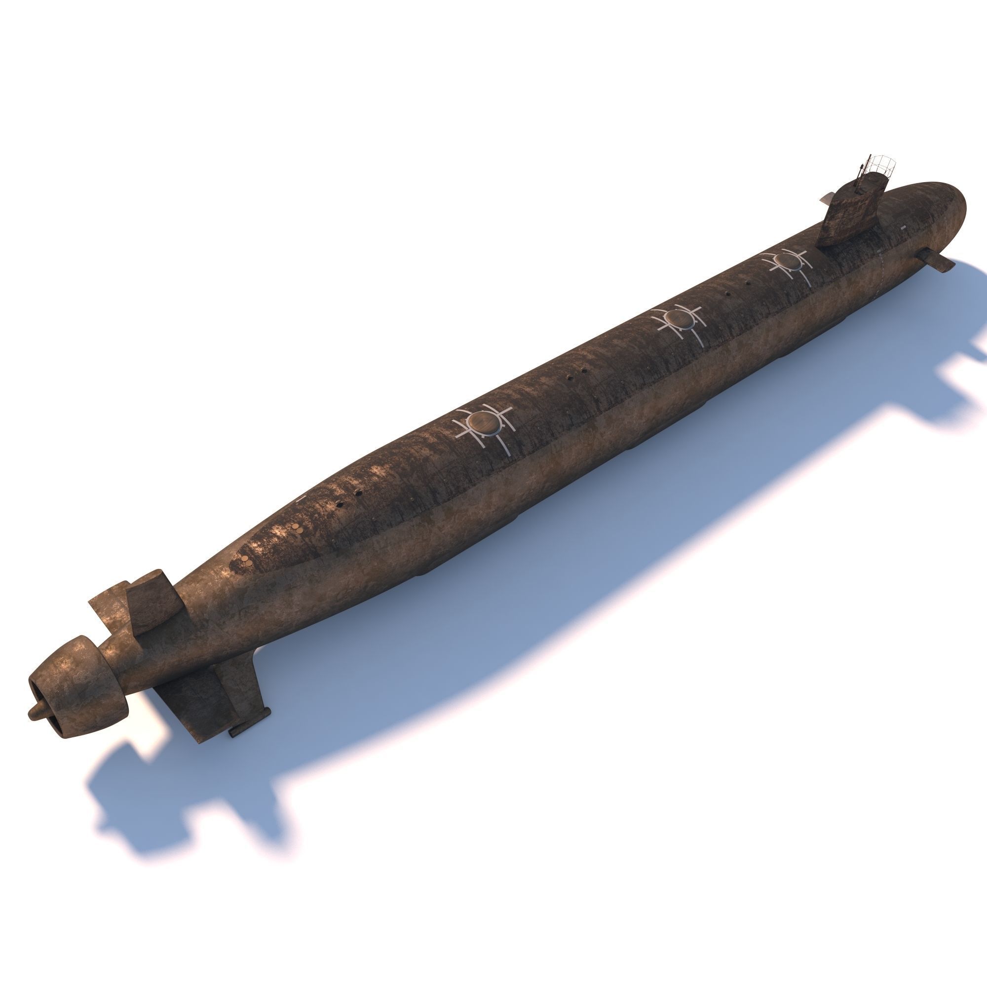 USS Texas submarine 3D model | CGTrader