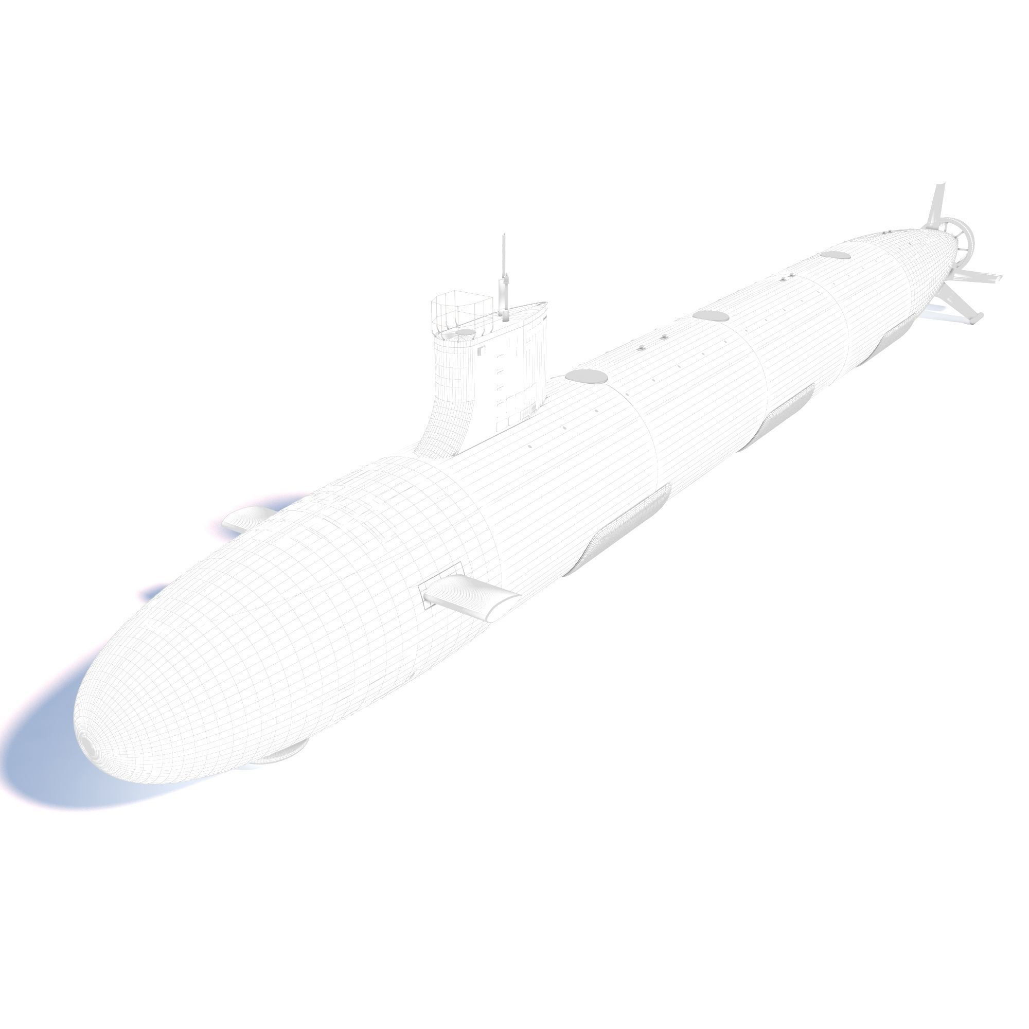 USS Texas submarine 3D model | CGTrader