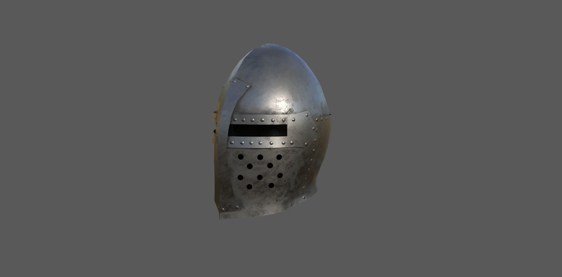 3D model Topfhelm VR / AR / low-poly | CGTrader