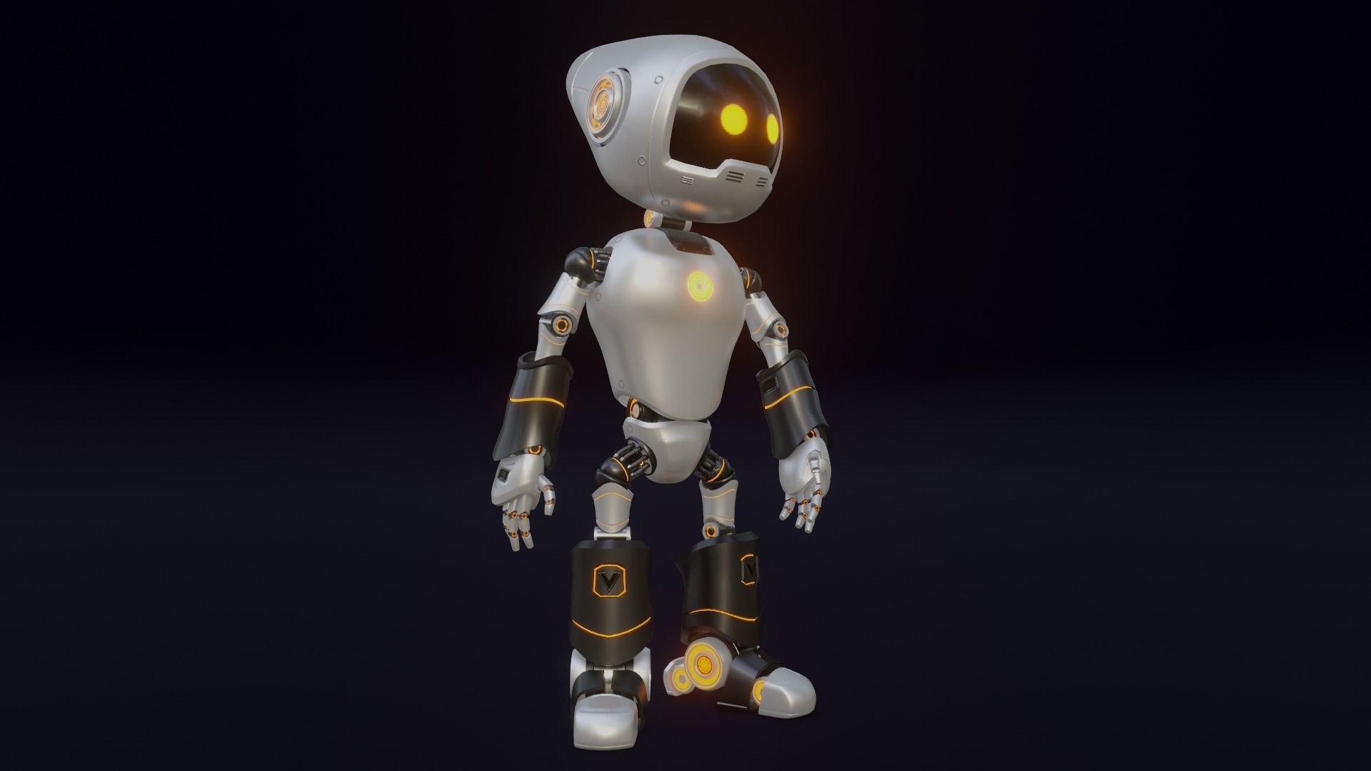 3D model Robot Rigged VR / AR / low-poly | CGTrader