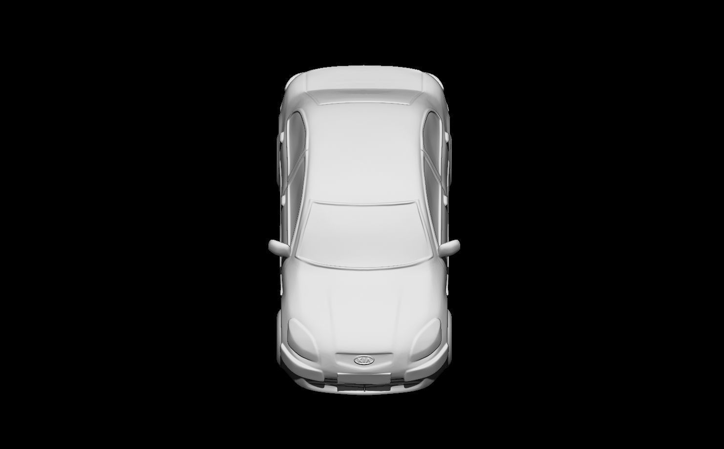 Kia Rio Sedan 2009 - 3D Static Model 3D model 3D printable | CGTrader