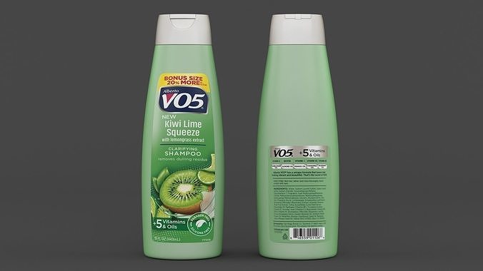 VO5 Herbal Escapes Clarifying Shampoo 3D model | CGTrader