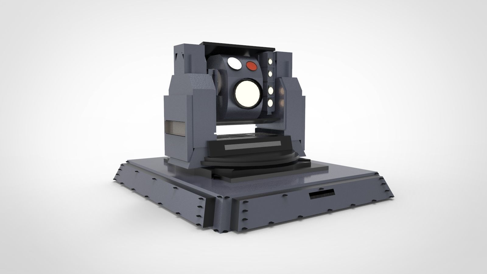 Helios naval laser 3D model | CGTrader