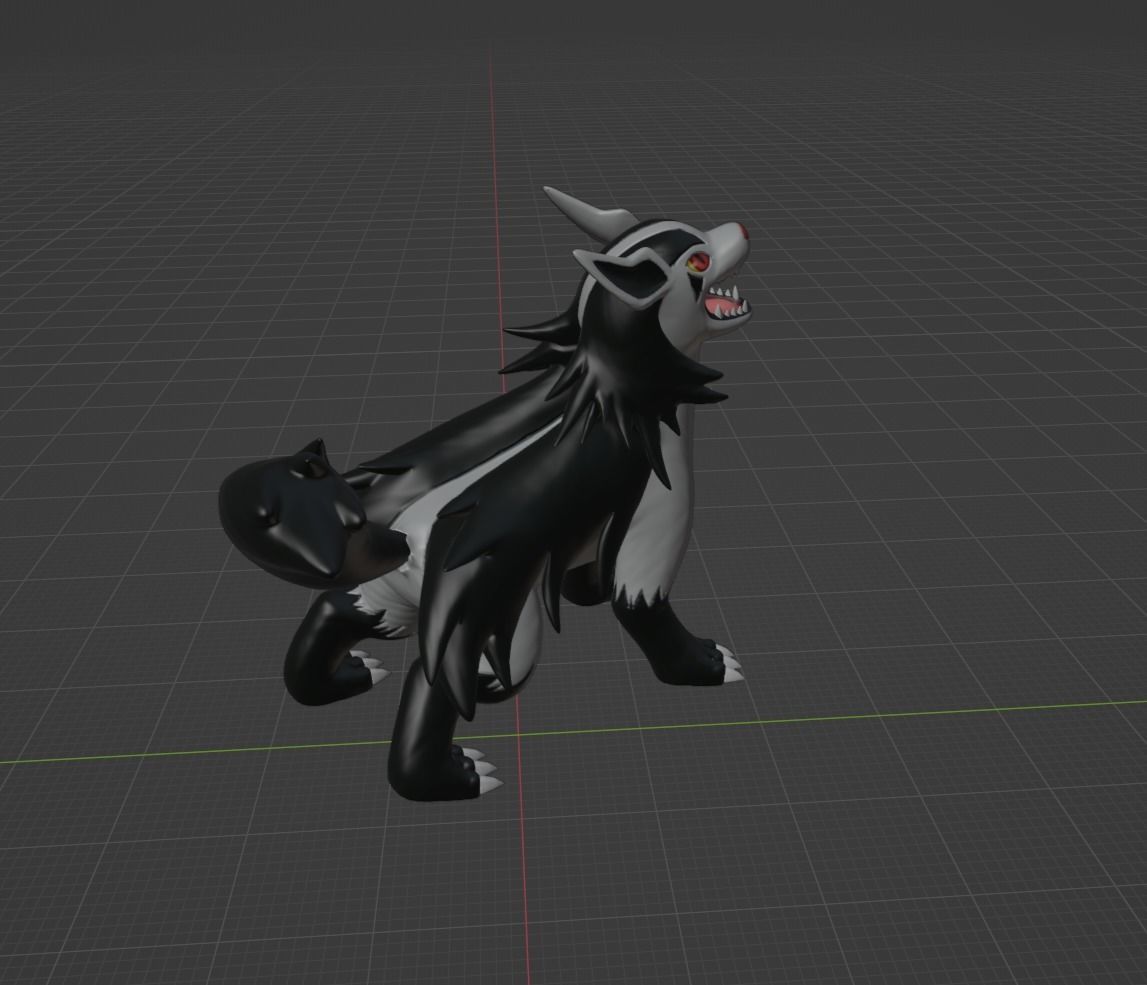 Mightyena pokemon 3D print model free 3D model 3D printable | CGTrader