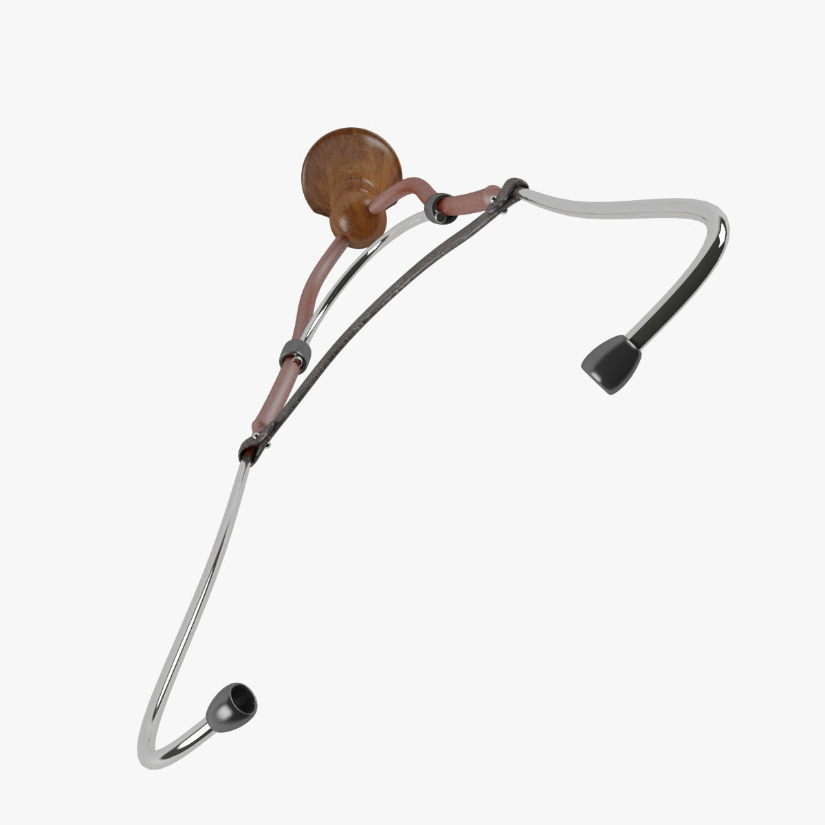 Old stethoscope 3D model | CGTrader