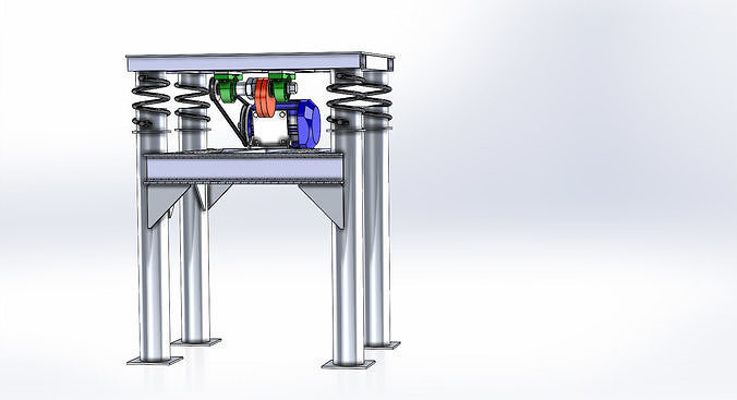vibrating table 3D model 3D printable | CGTrader