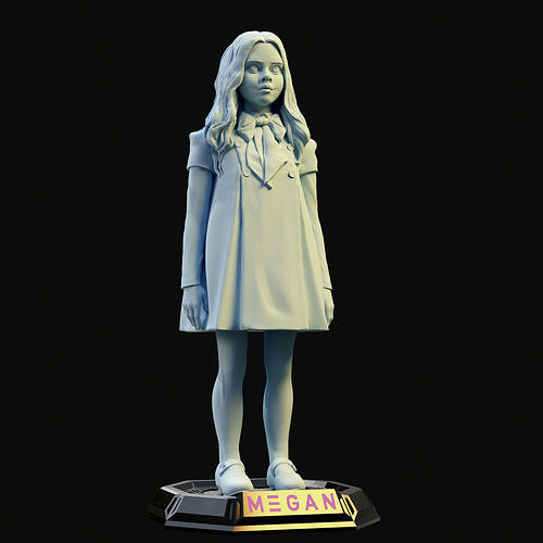 MEGAN M3GAN 3D model 3D printable | CGTrader