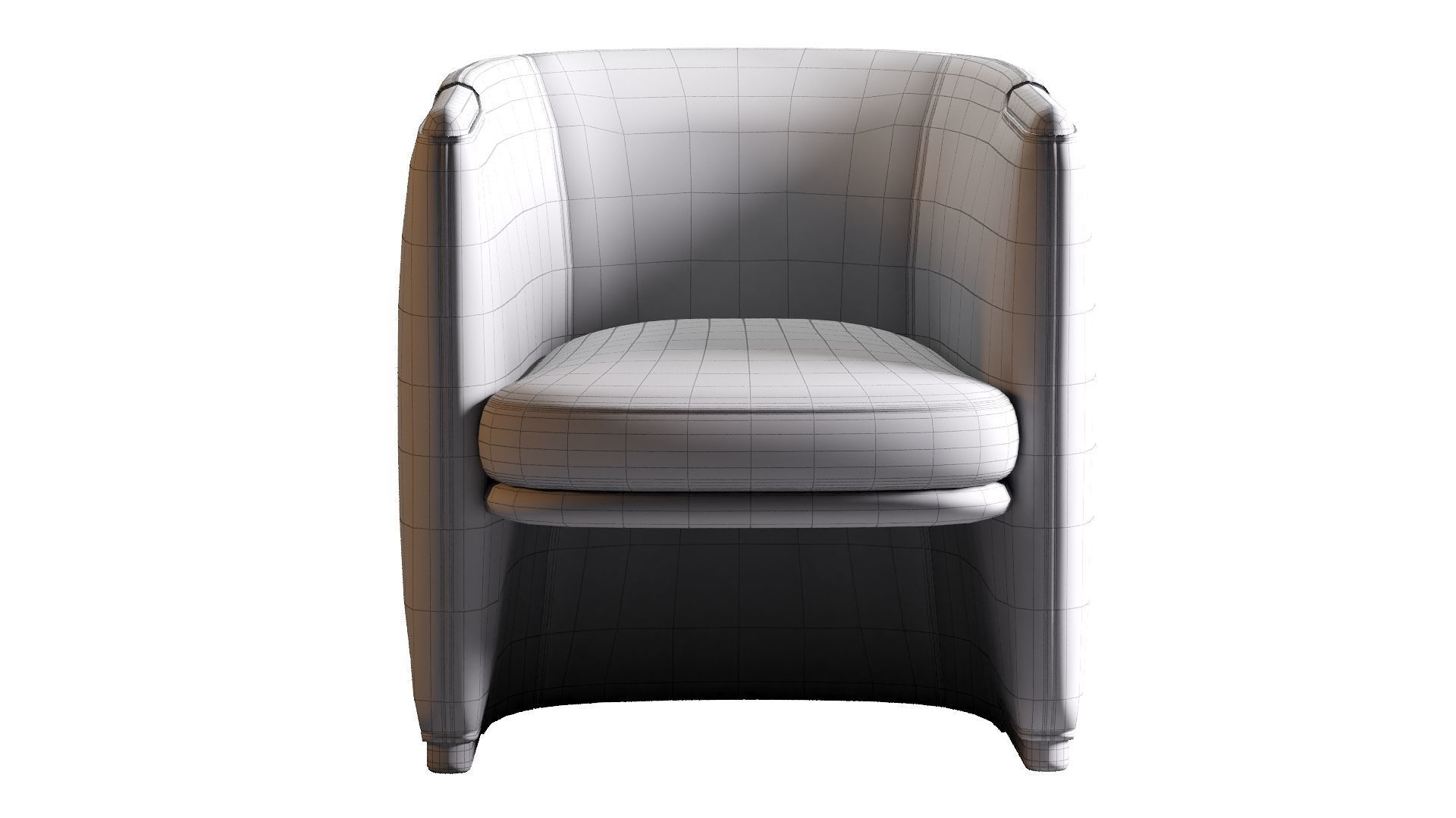 3D model Low Poly OPUS Armchairs Giorgetti VR / AR / low-poly | CGTrader