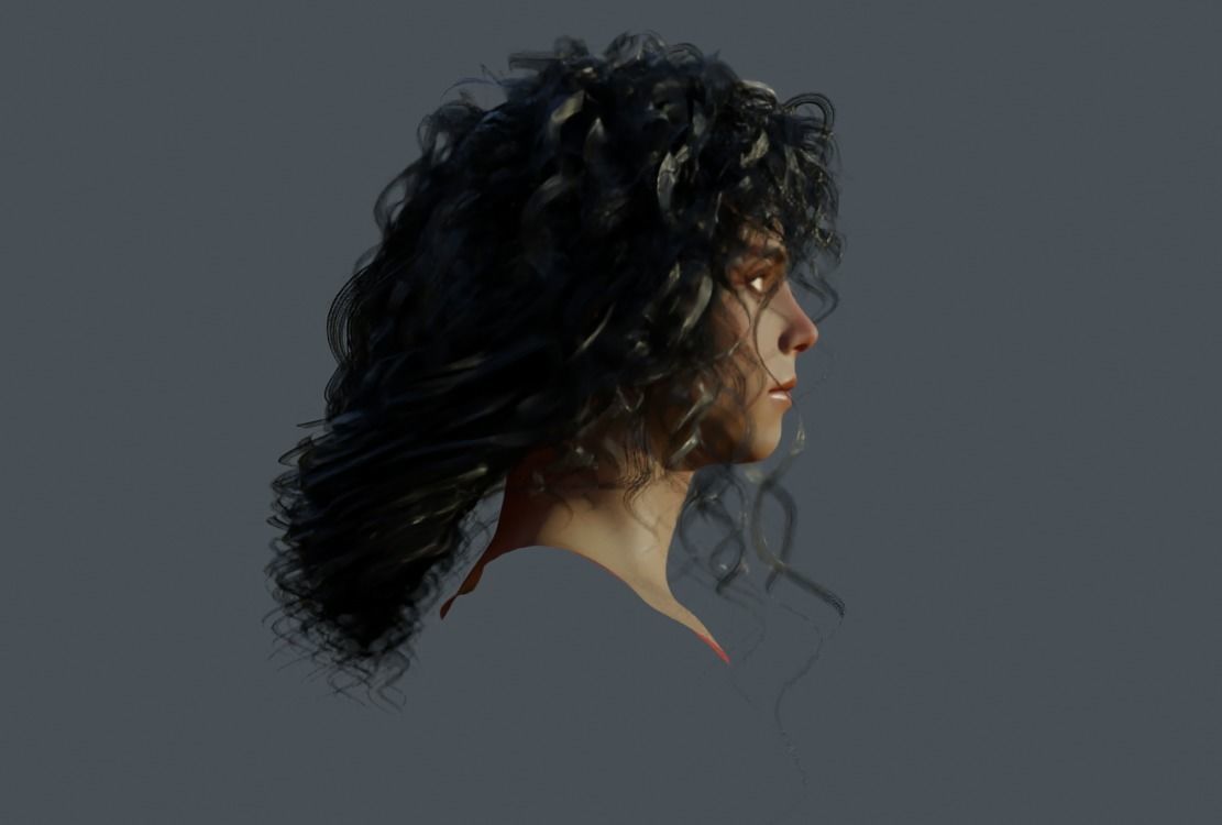 Michael Jackson rigged head 3D model animated rigged | CGTrader