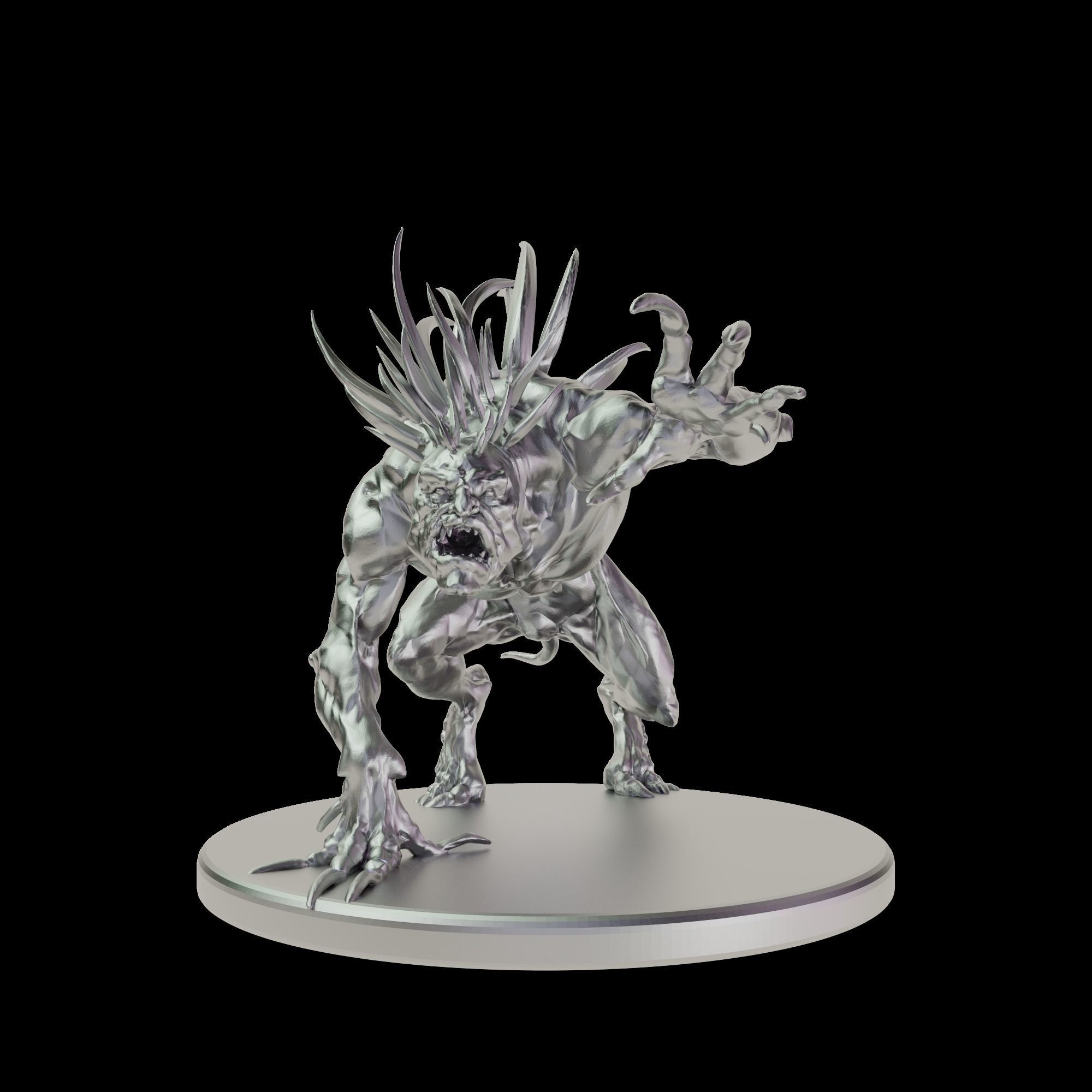 Alghoul with Large Spikes from The Witcher 3 50mm Miniature 3D model 3D ...