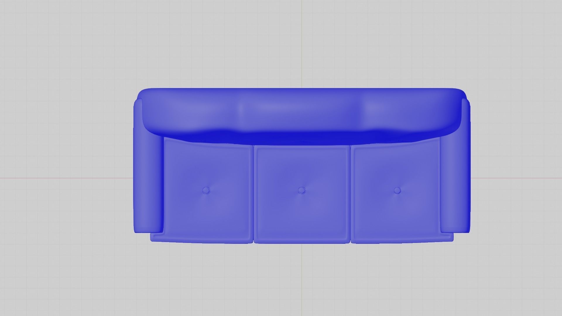 Simpsons Piano Room Couch free 3D model | CGTrader