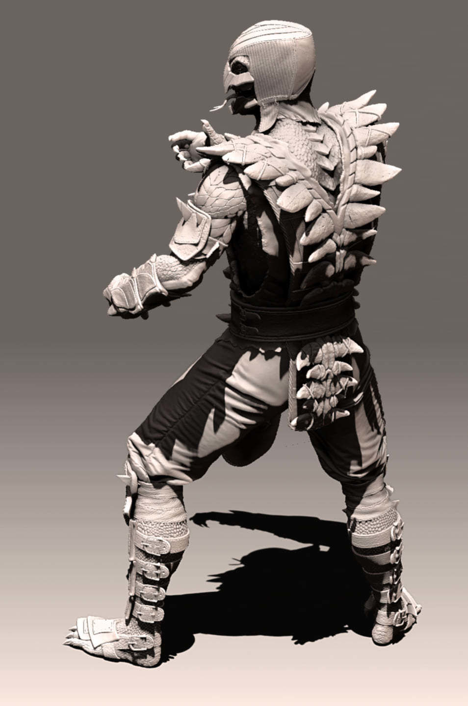 Mortal Kombat Reptile MKX Fan art 3D print model 3D model 3D printable | CGTrader
