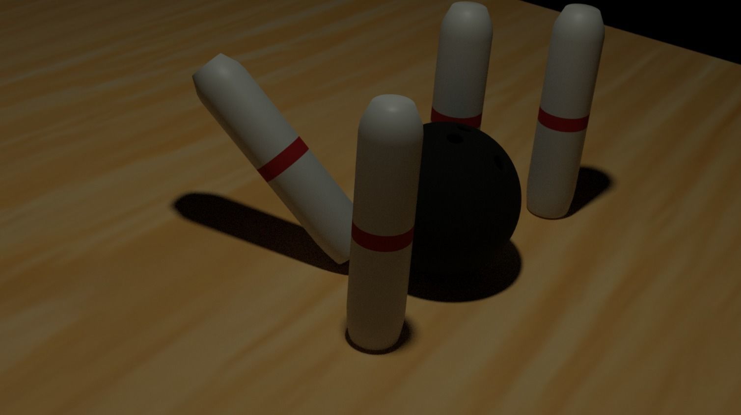 3D model High Quality Bowling Candlepin VR / AR / low-poly | CGTrader