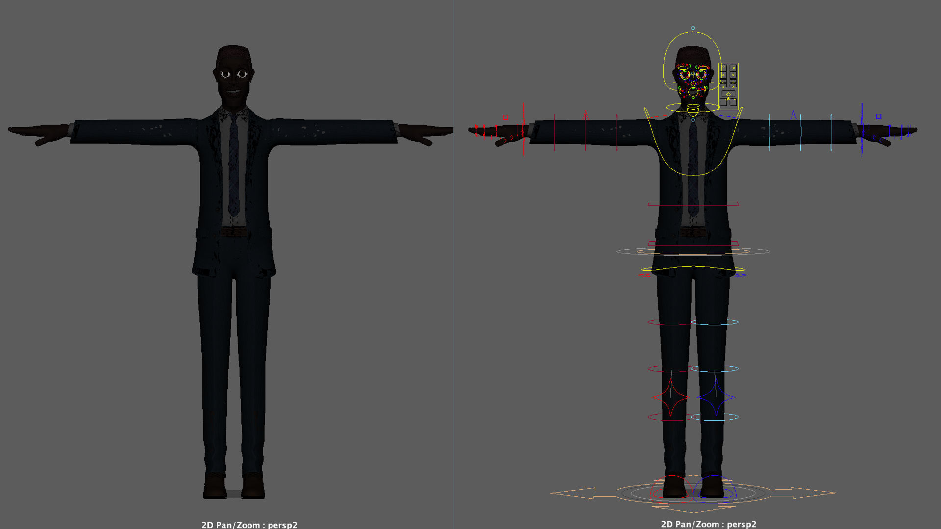 Stylized Ethnic Rigs - African American 3D model rigged | CGTrader
