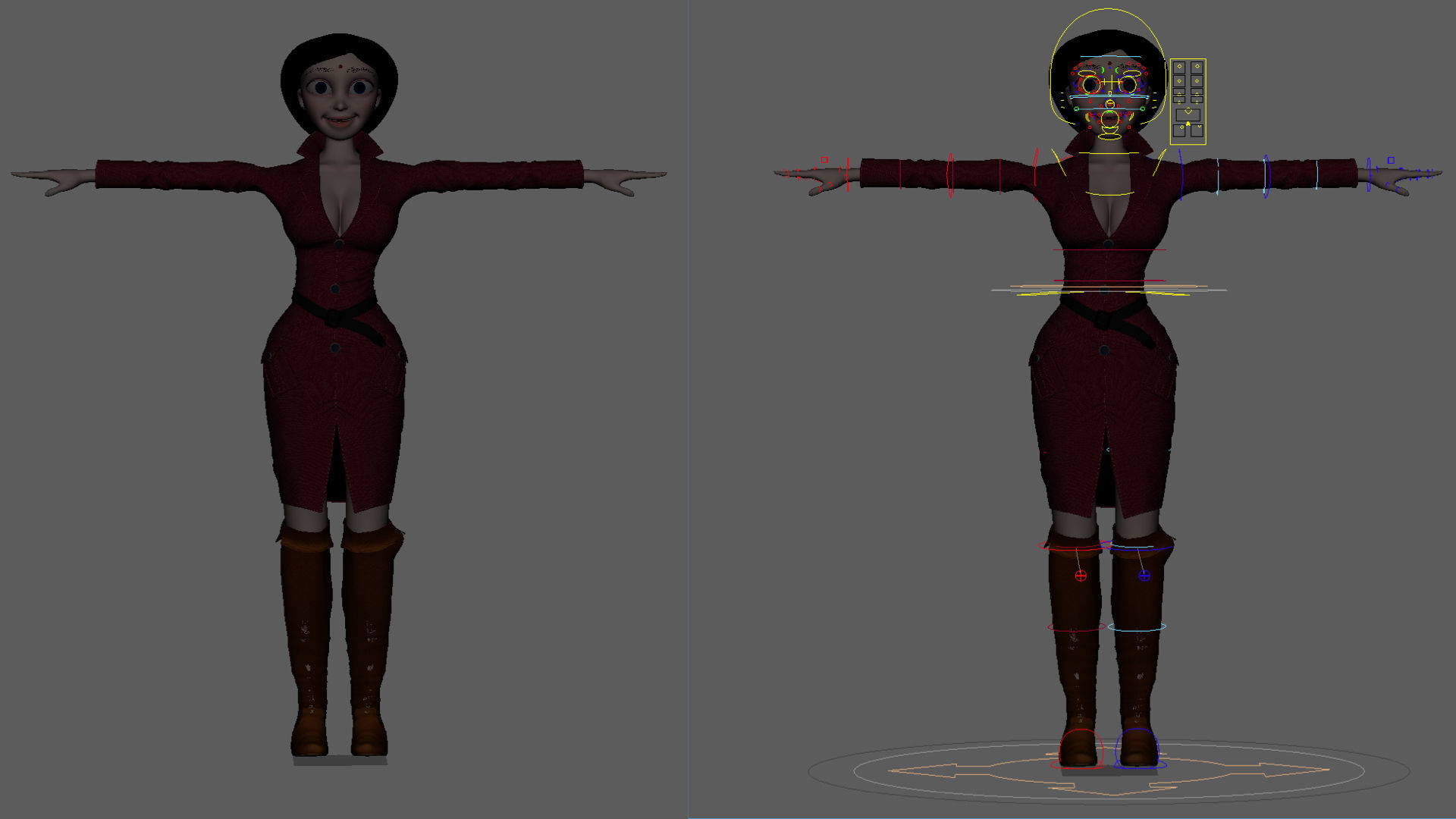 Stylized Ethnic Rigs - Indian 3D model rigged | CGTrader