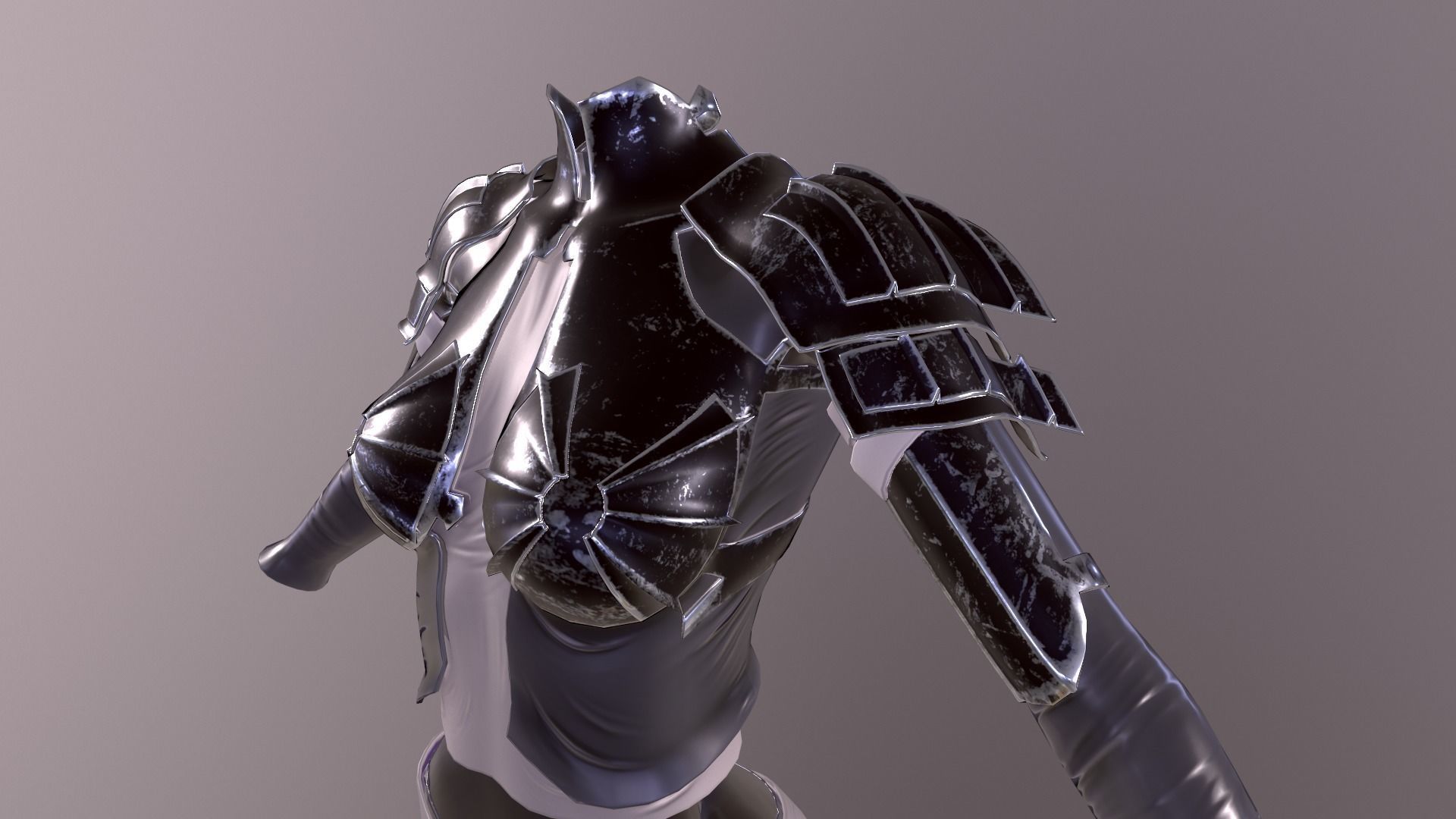 3D model female stylized fantasy armor VR / AR / low-poly | CGTrader
