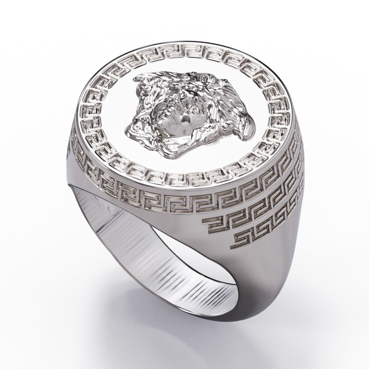 Medusa Head and Ring 3D model 3D printable | CGTrader