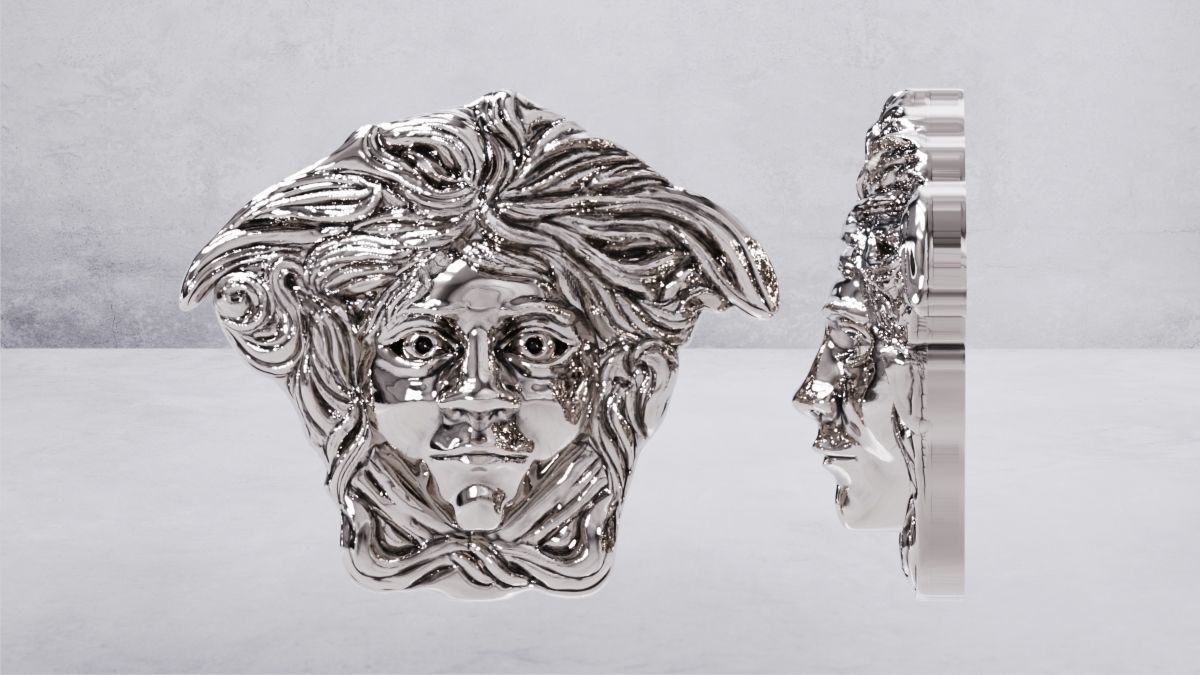 Medusa Head and Ring 3D model 3D printable | CGTrader