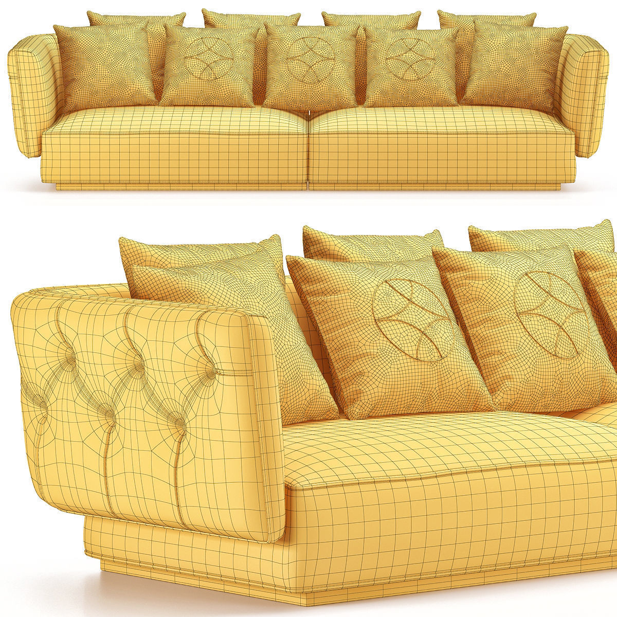 3D model Simon Opera Contemporary Sofa VR / AR / low-poly | CGTrader