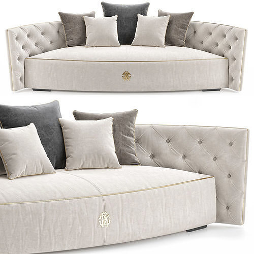 3D model Italian Sofa LIMBO VR / AR / low-poly | CGTrader