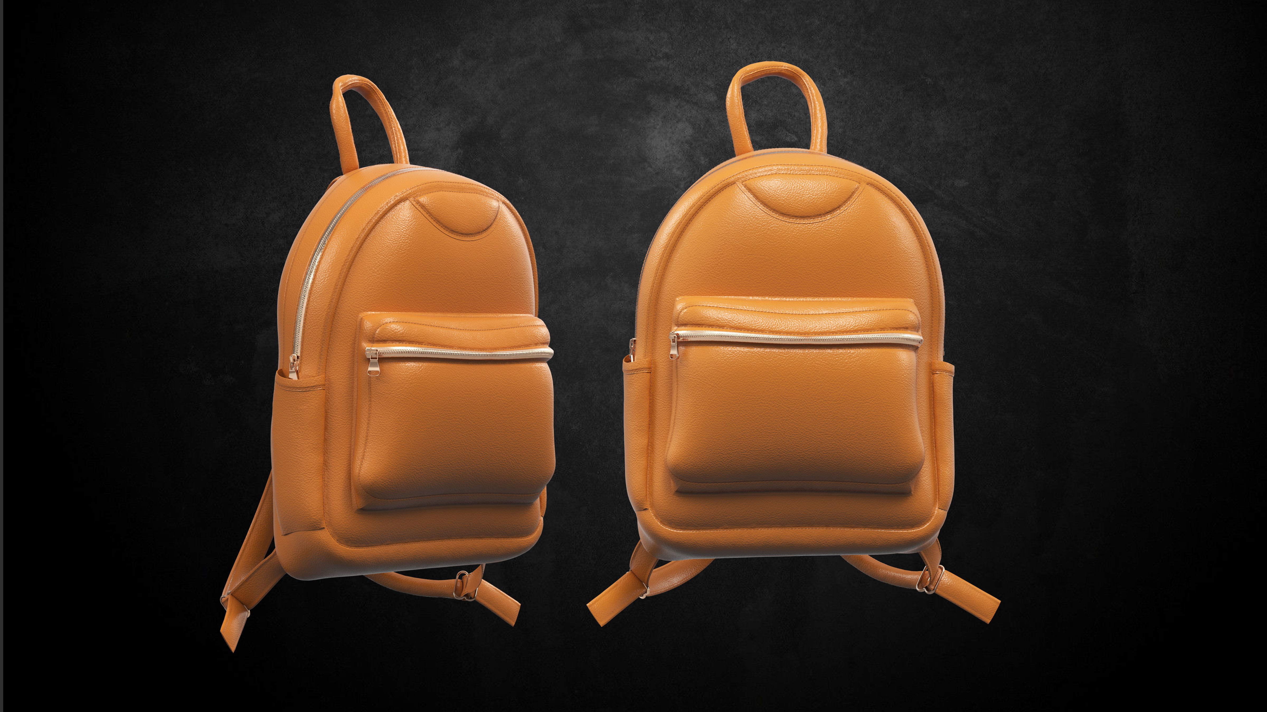 Girl outfit with Backpack 3D model | CGTrader