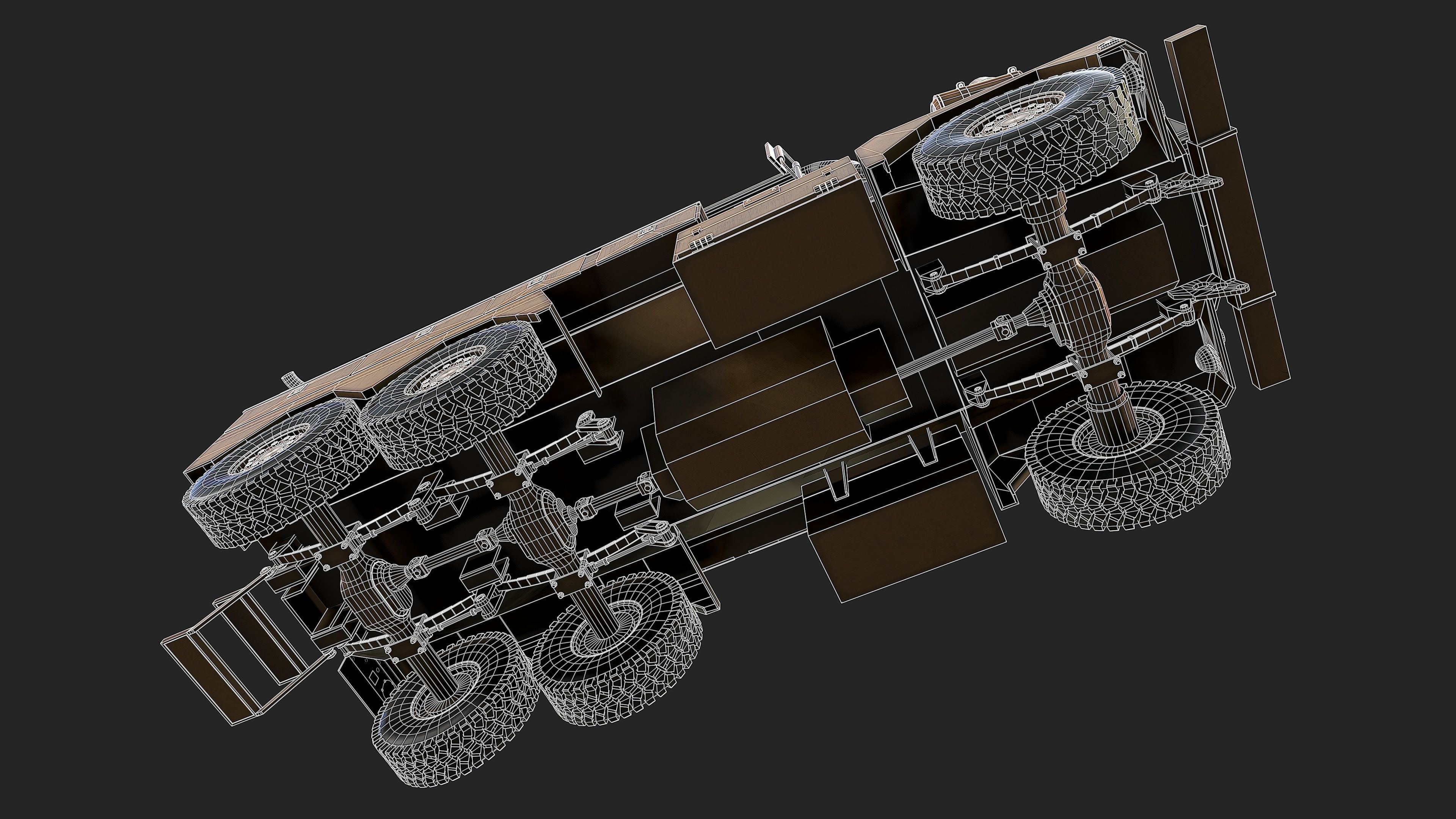 3D model Cougar MRAP 6X6 VR / AR / low-poly | CGTrader