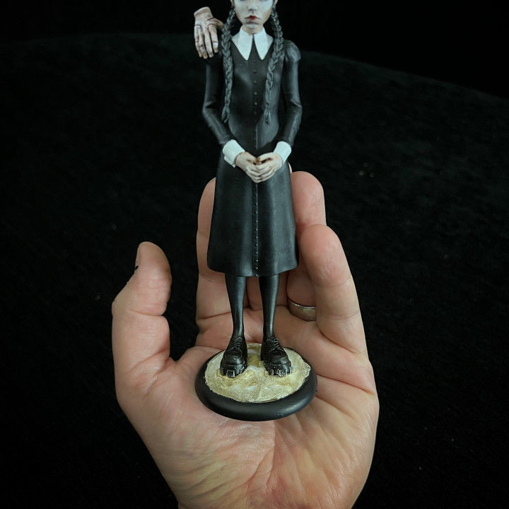 Wednesday Addams 3d Model 3d Printable Cgtrader