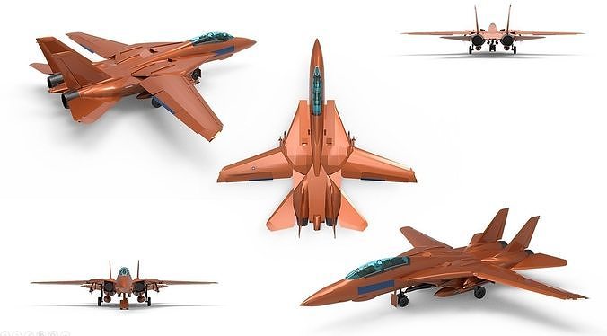 Jet XP-14F Skystriker 3D model | CGTrader