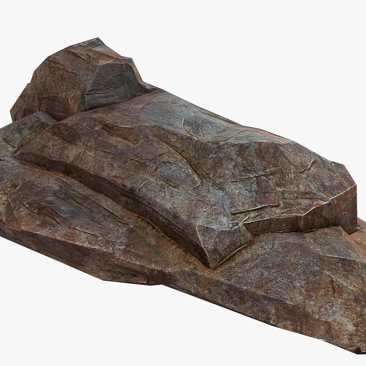 3D model Big Stone low poly VR / AR / low-poly | CGTrader