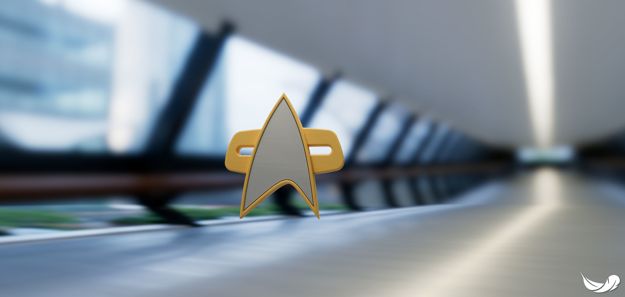 Star Trek DS9 Badge 3D model | CGTrader