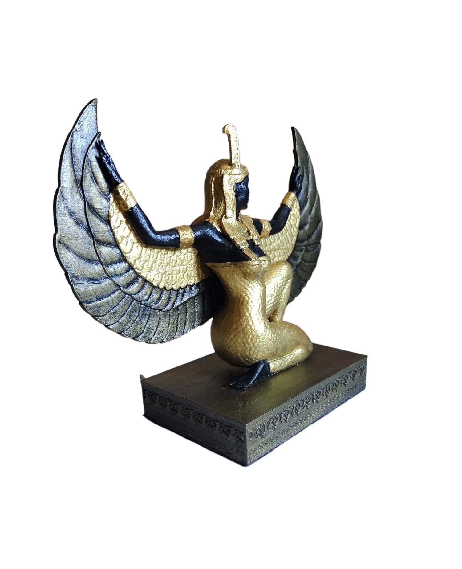 Maat egyptian goddess statue for 3d print 3D model 3D printable | CGTrader