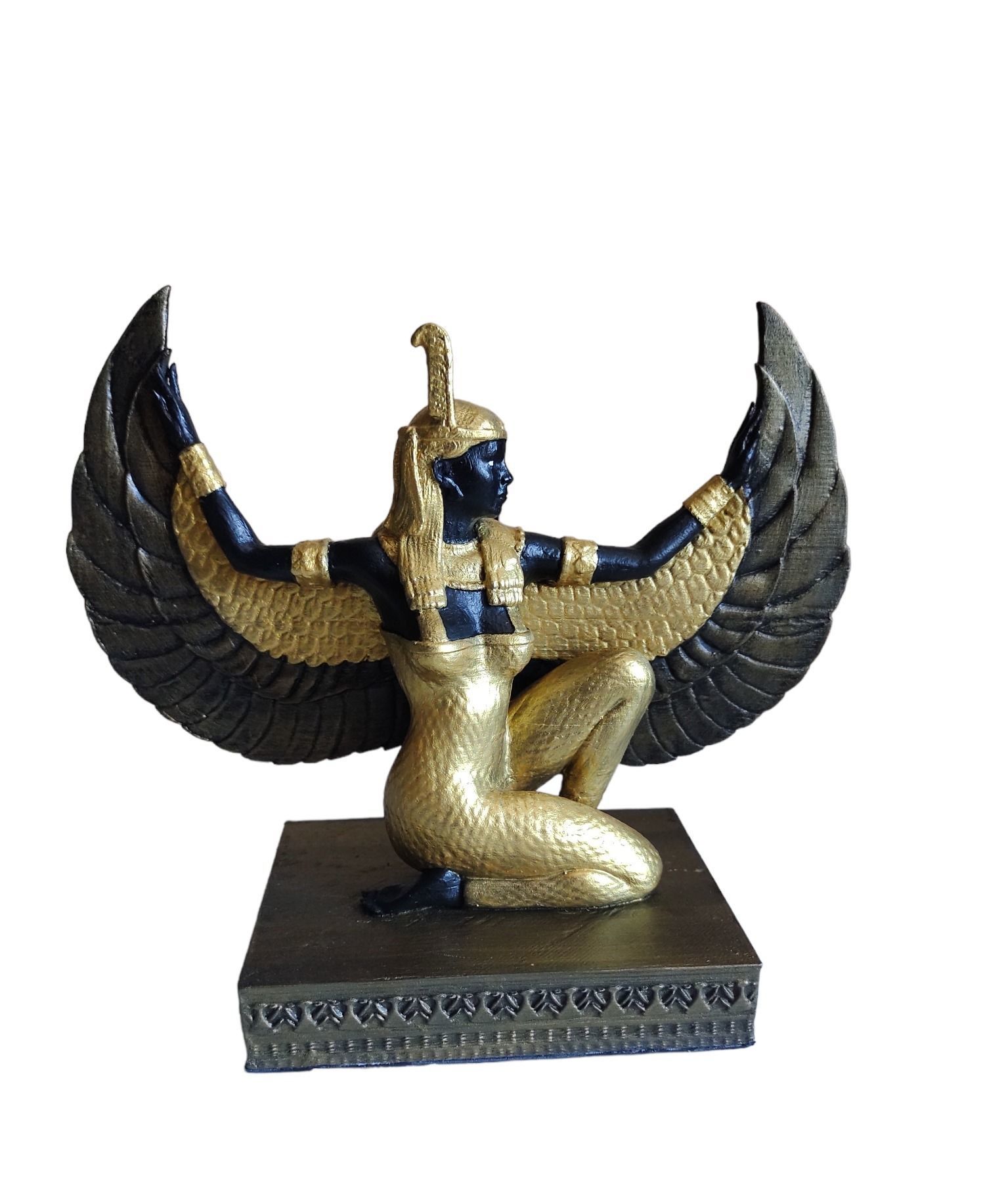 Maat egyptian goddess statue for 3d print 3D model 3D printable | CGTrader