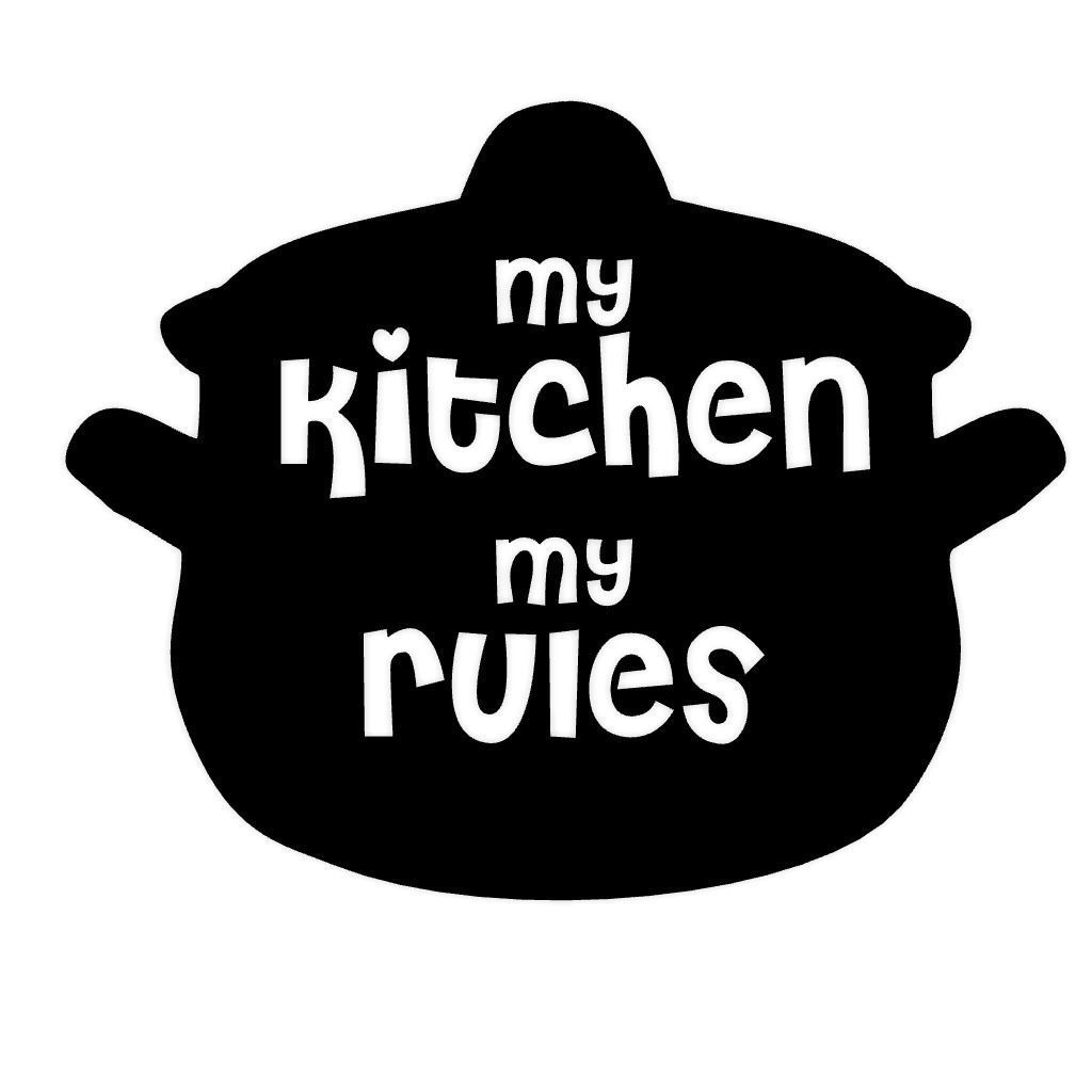 My Kitchen My Rules Letters Decoration 3D model 3D printable | CGTrader