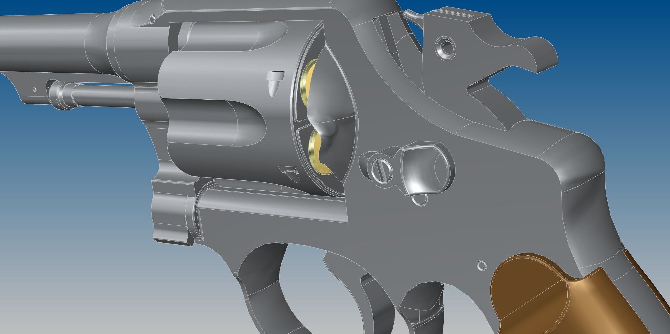 M1917 revolver 3D model | CGTrader