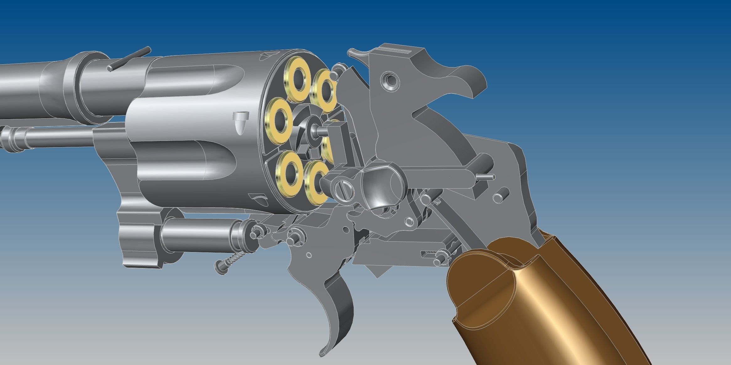 M1917 revolver 3D model | CGTrader