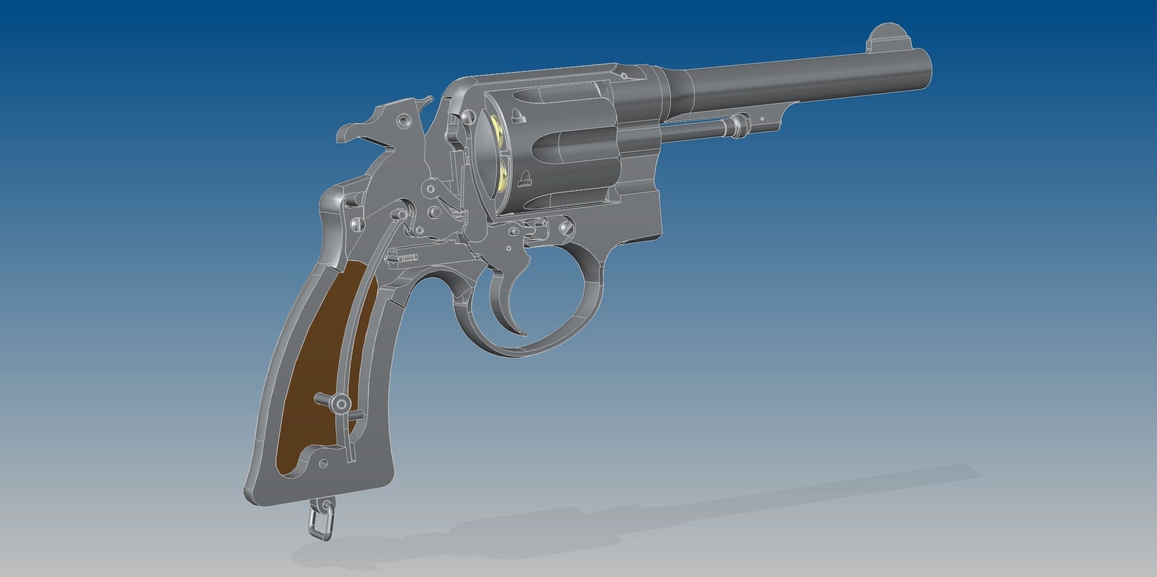 M1917 revolver 3D model | CGTrader