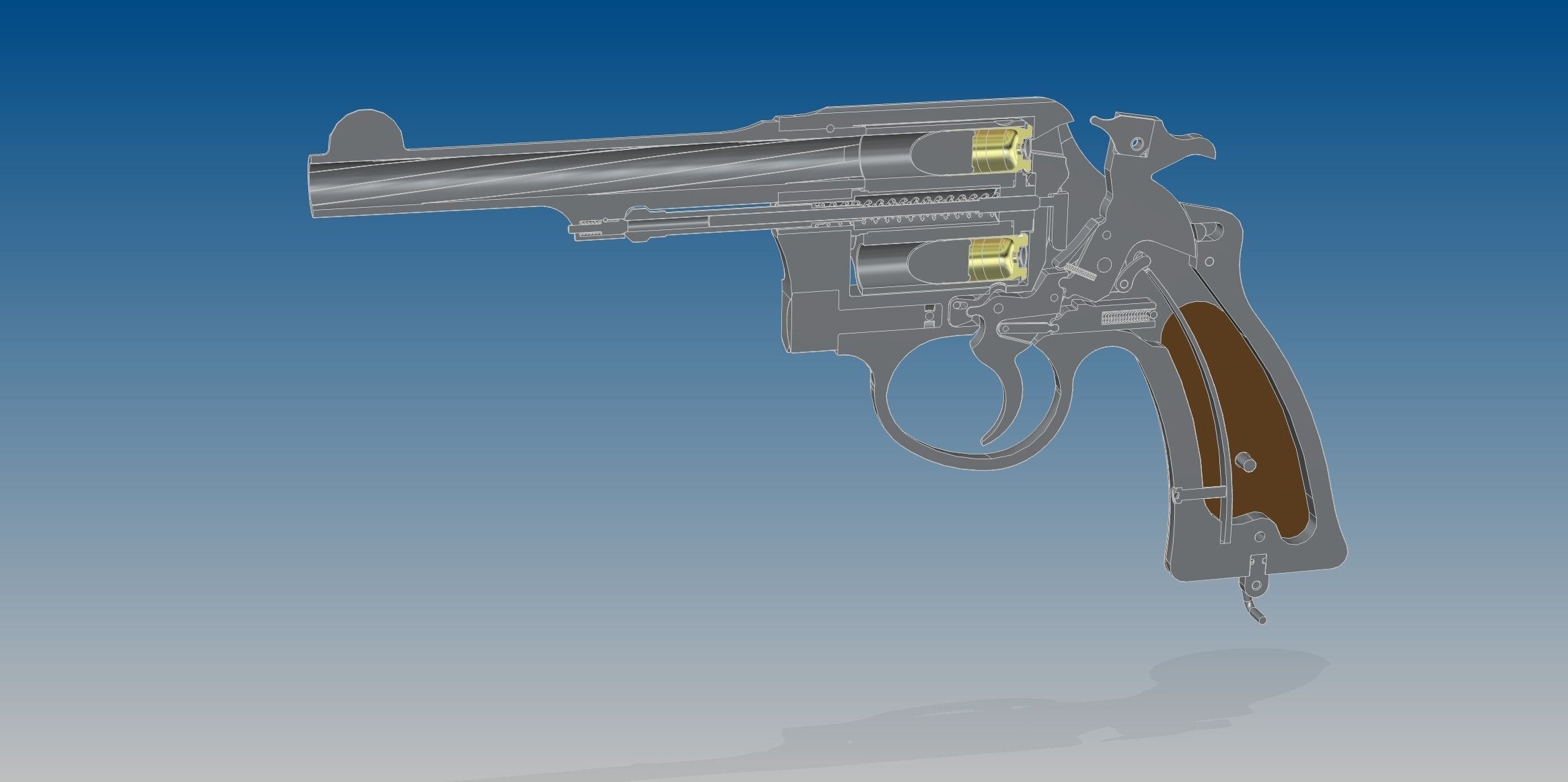 M1917 revolver 3D model | CGTrader