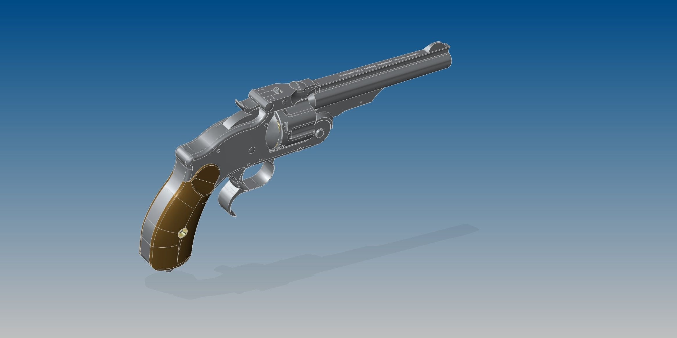 Schofield Russian 3D model | CGTrader