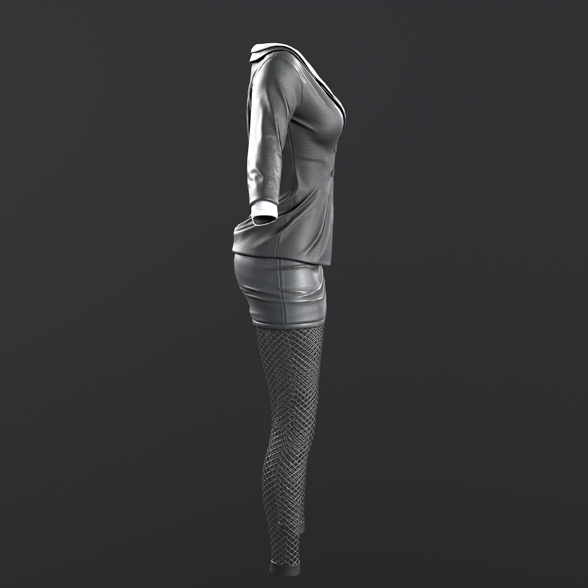 3D model Female Clothing VR / AR / low-poly | CGTrader