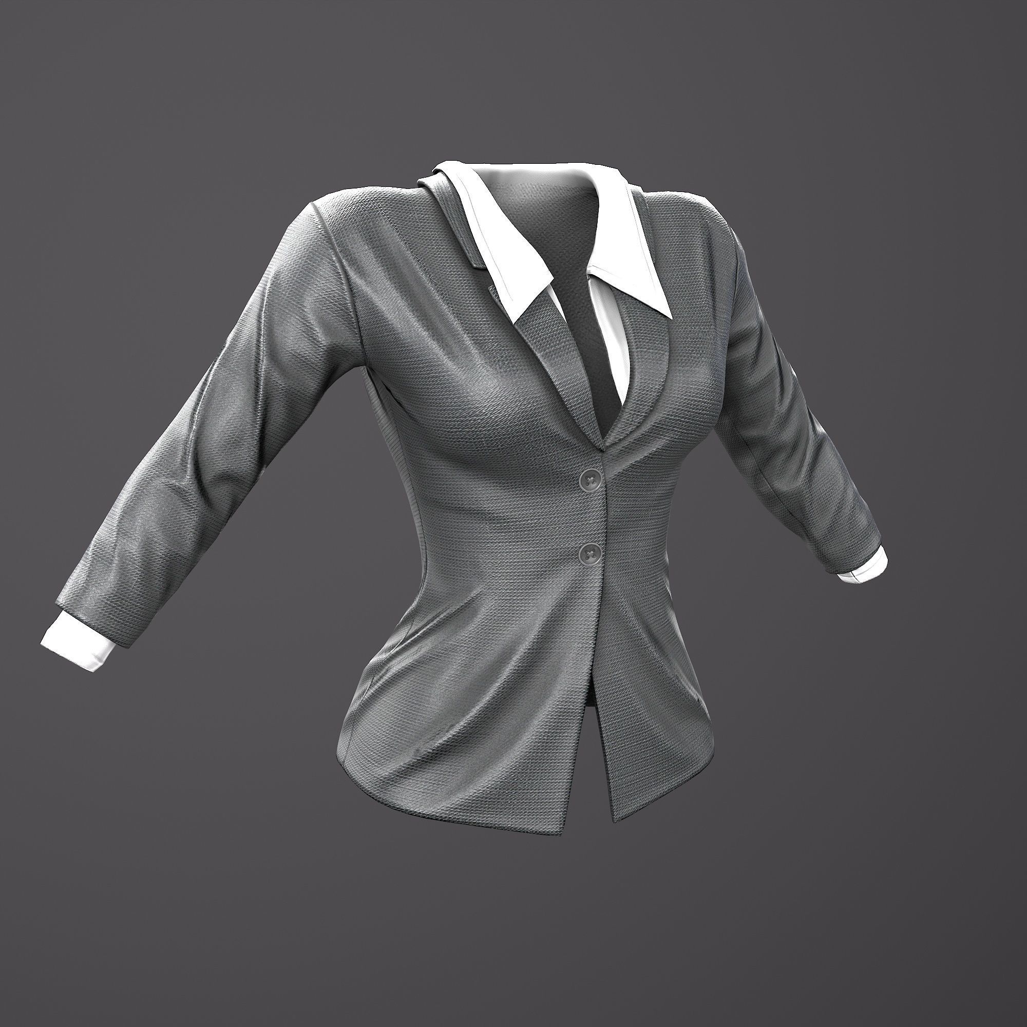 3D model Female Clothing VR / AR / low-poly | CGTrader