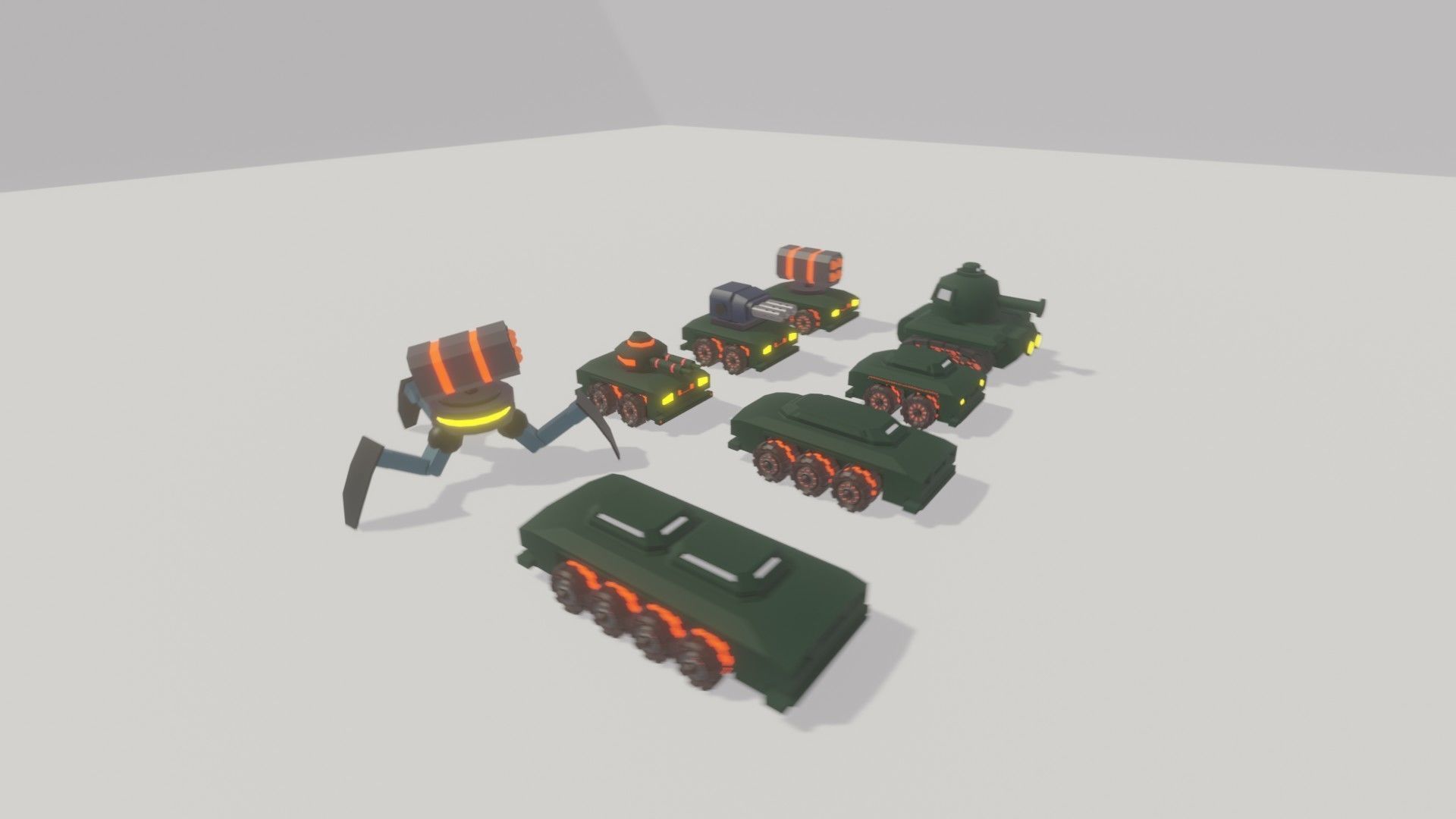 3D model Full pack of low poly vehicles VR / AR / low-poly | CGTrader