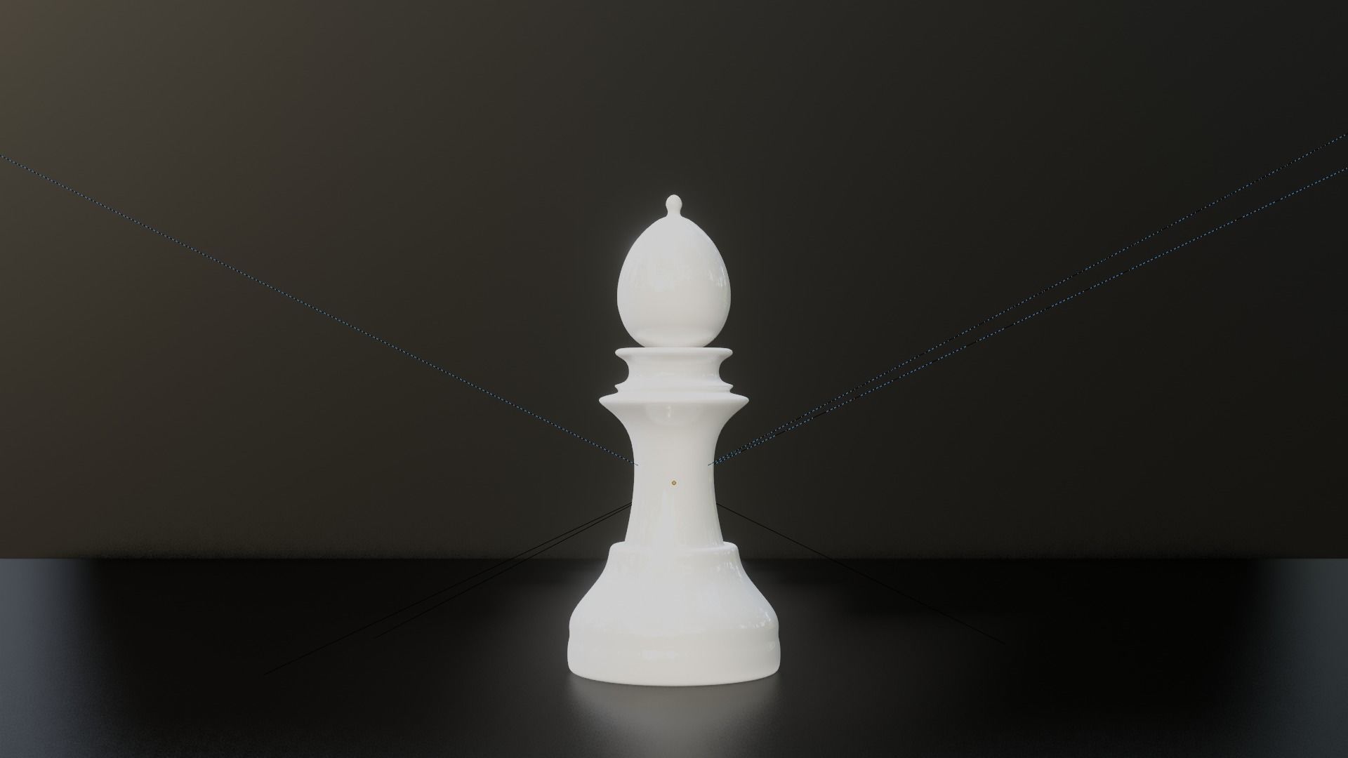 3D model Bishop White - made in Blender VR / AR / low-poly | CGTrader