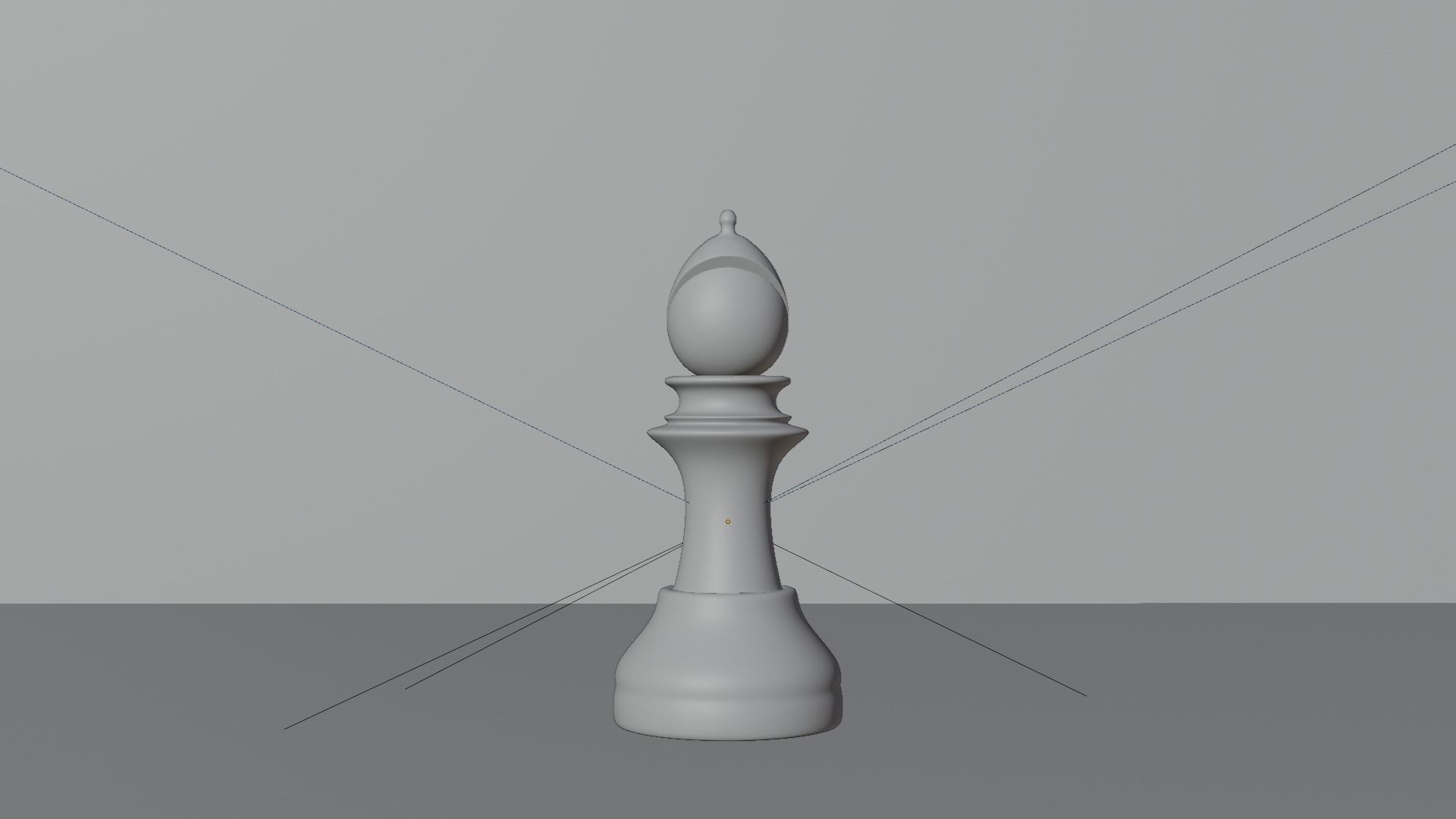 3D model Bishop White - made in Blender VR / AR / low-poly | CGTrader